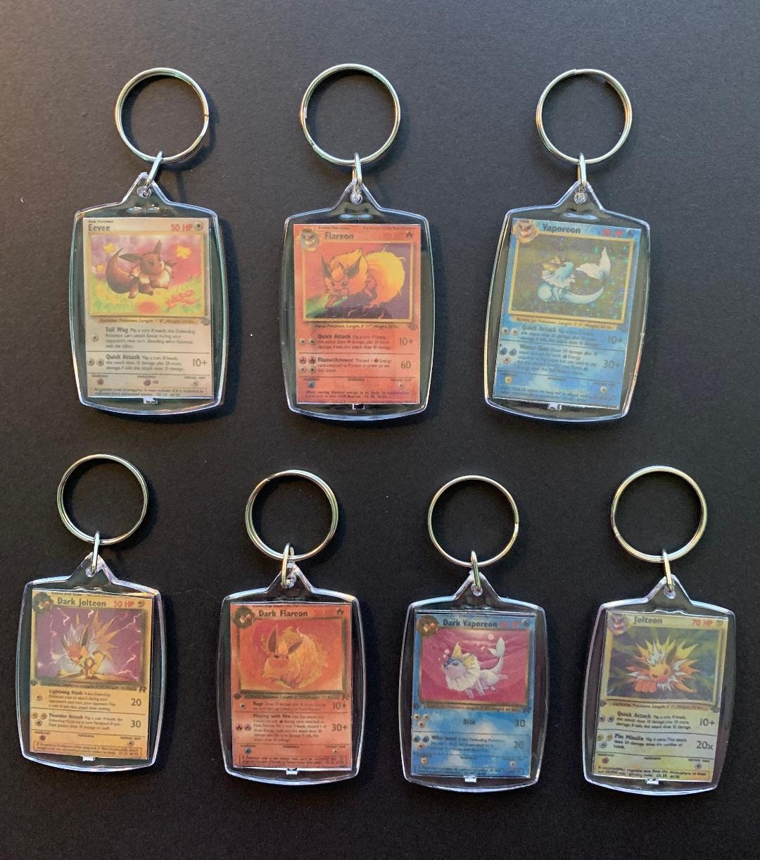 1st Generation Pokemon Card Key Chain / Please Read Description Under ...