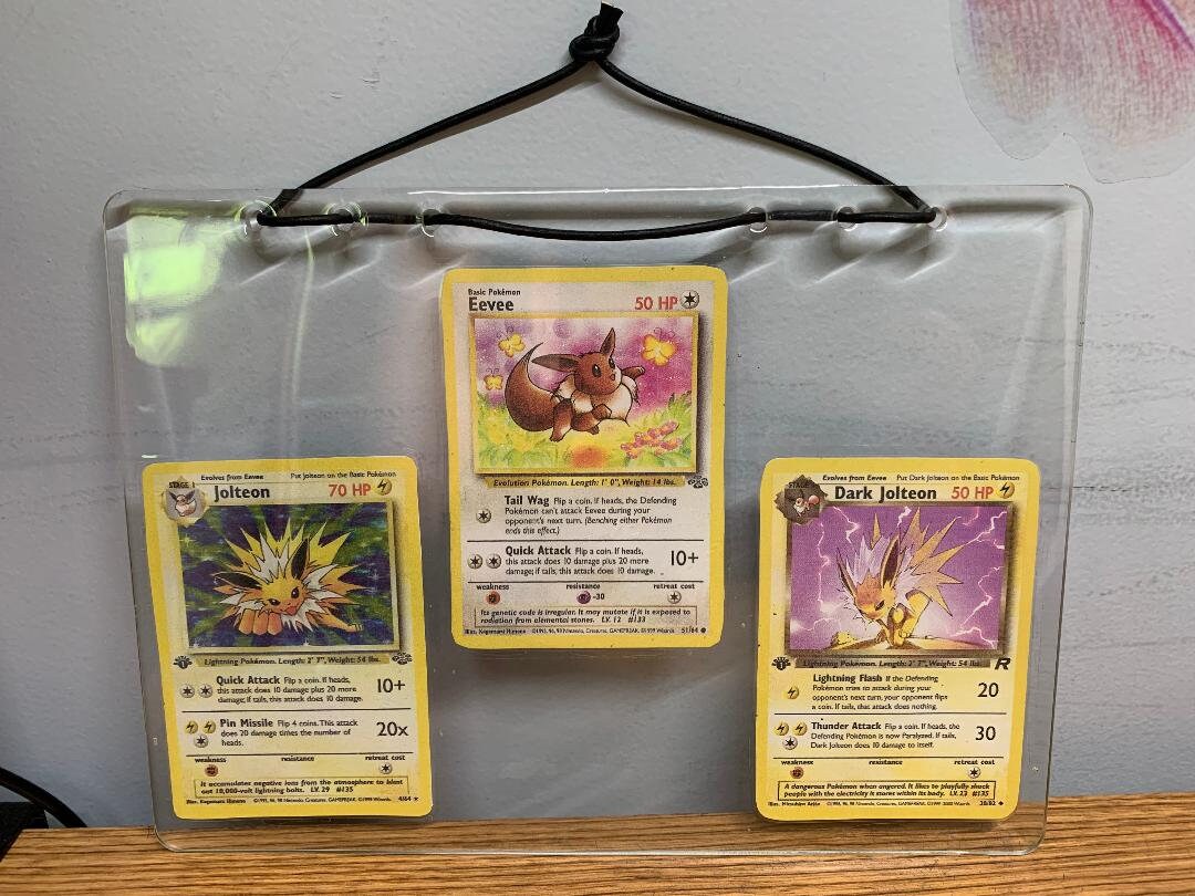 1st Generation Pokemon Card Wall Hang / Less Then Perfect / Not Actual ...