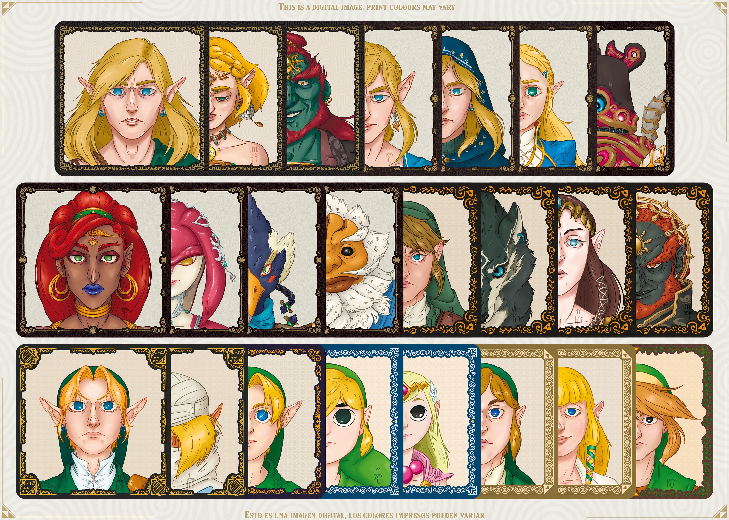 The Legend of Zelda Inspired Cards - Etsy