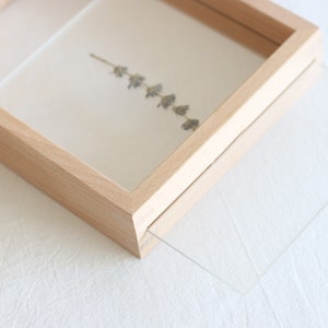 Beechwood Floating Frame, Double Sided Frame, Solid Wood Frame for ...