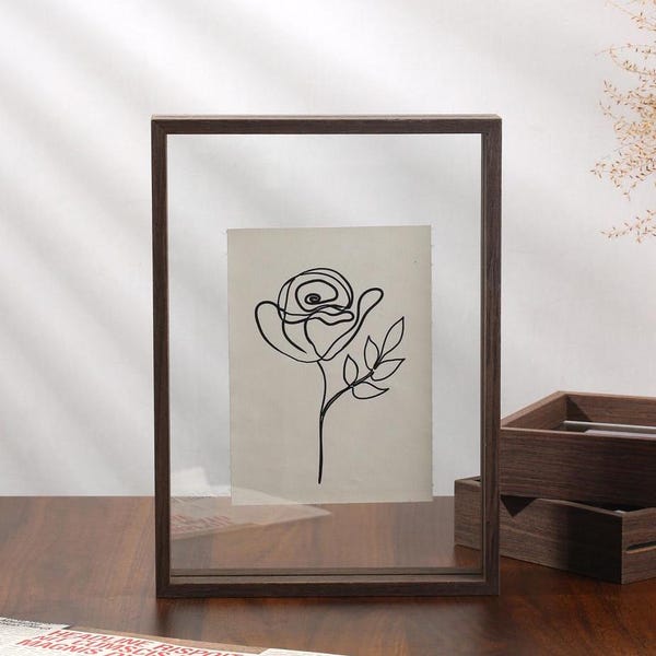 Double Glass Frame - Etsy