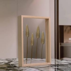 Beechwood Floating Frame, Double Sided Frame, Solid Wood Frame for ...