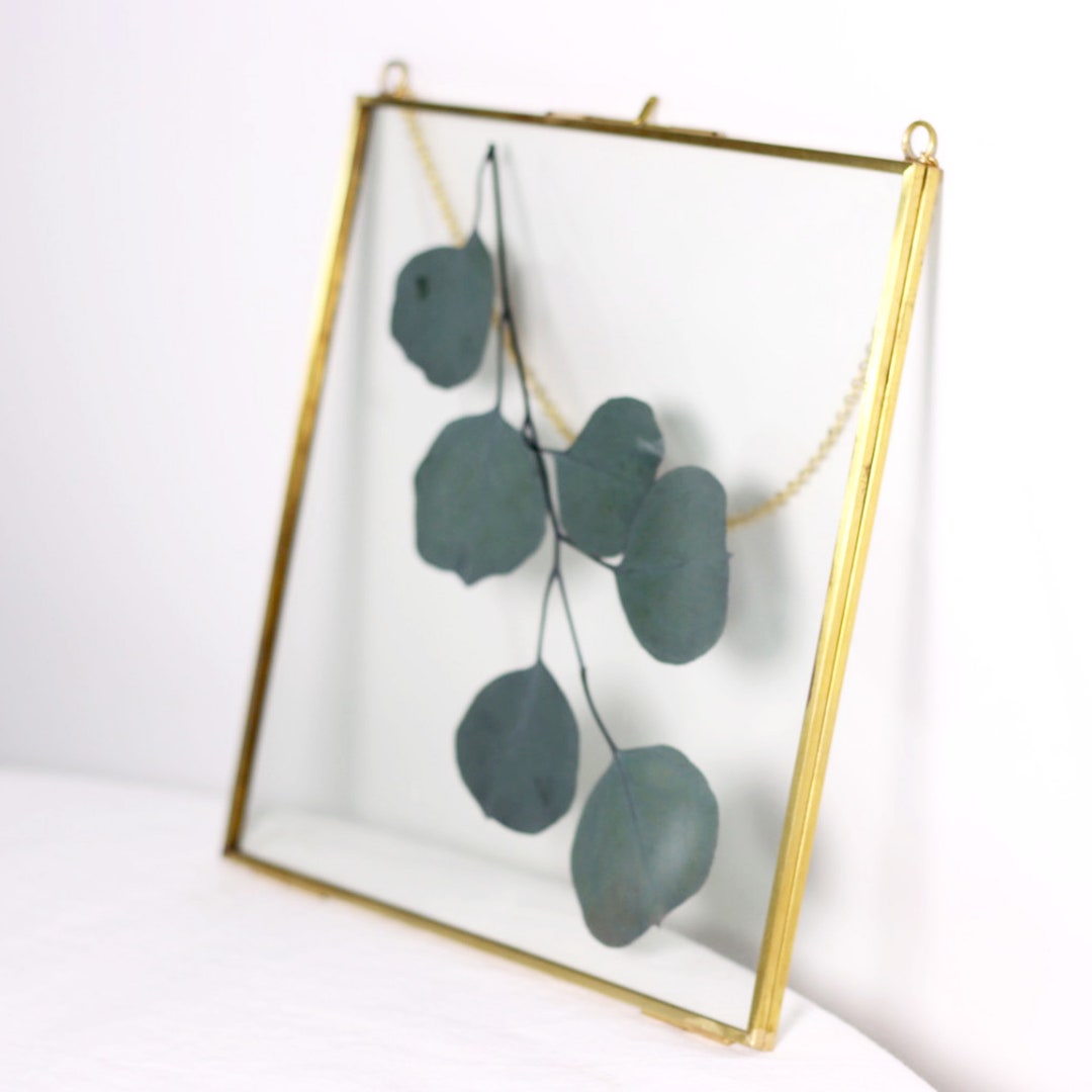 Stained Brass Picture Frame, Square Floating Frame, Double Side Frame ...