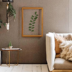 Large Floating Frame, Teak Picture Frames, A3, A4, Double Sided Frame ...