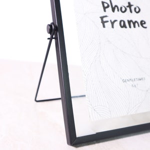 Matte Black Double Glass Floating Frame, Pressed Flower Frames for ...