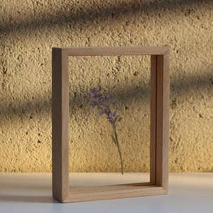 Beechwood Floating Frame, Double Sided Frame, Solid Wood Frame for ...