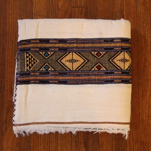 Ethiopian Authentic Gabi Blanket (100% Cotton Woven and Brought From ...