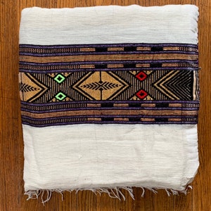 Ethiopian Authentic Gabi Blanket 100% Cotton Woven and Brought From ...