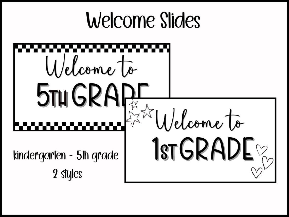Back to School Classroom Slides | Daily Slides | Teacher Organization ...