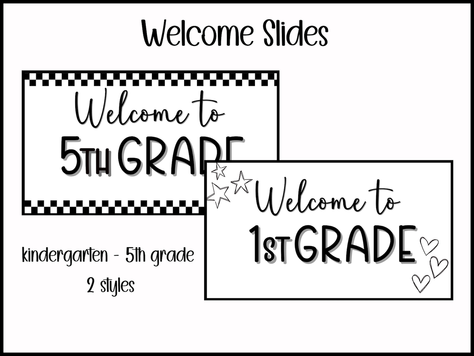 Back to School Classroom Slides | Daily Slides | Teacher Organization ...
