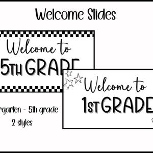 Back to School Classroom Slides | Daily Slides | Teacher Organization ...