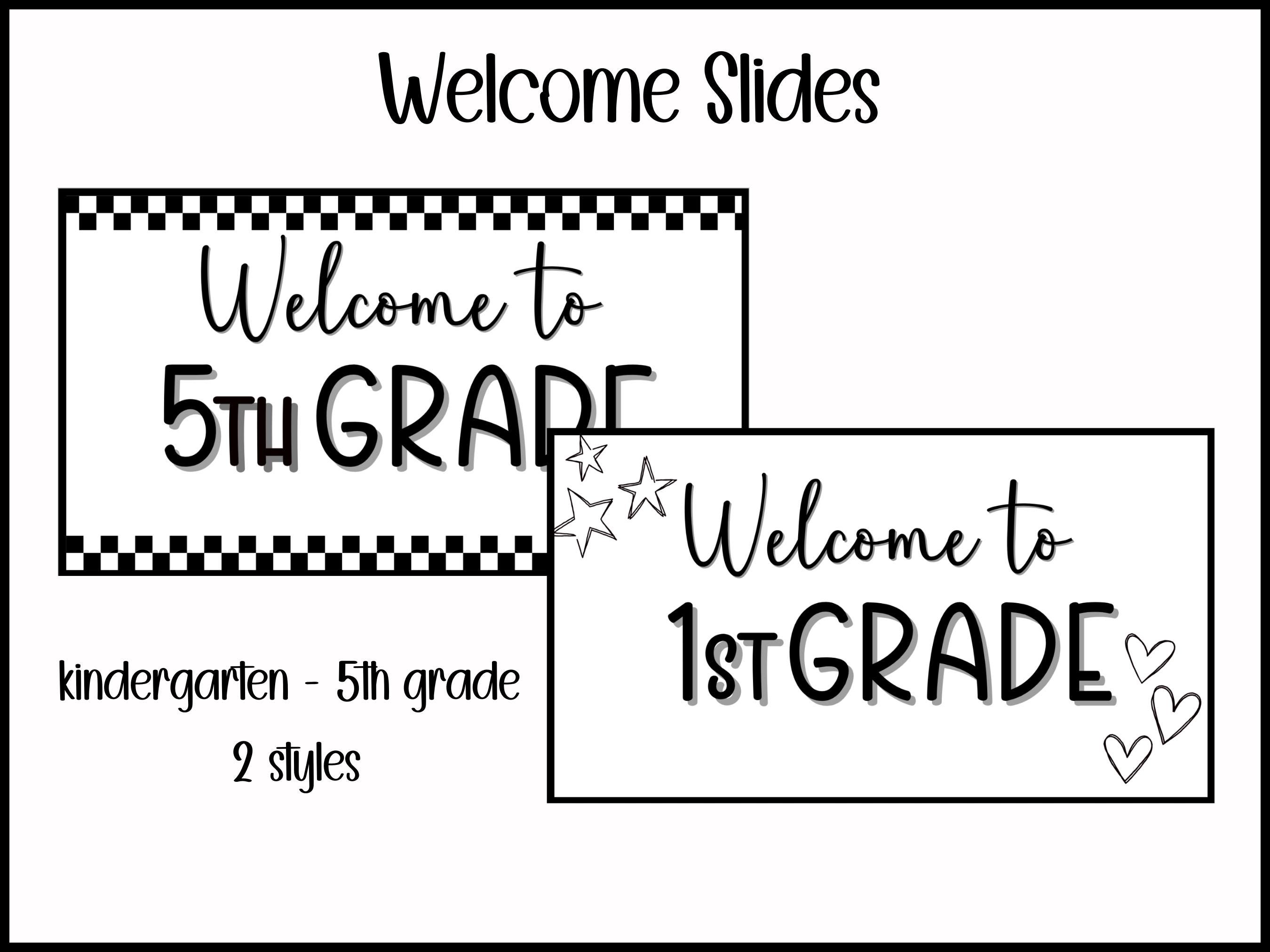 Back to School Classroom Slides | Daily Slides | Teacher Organization ...