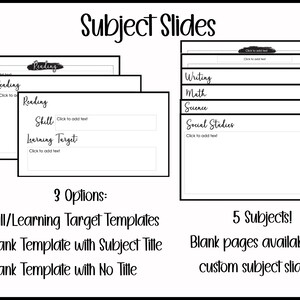 Back to School Classroom Slides | Daily Slides | Teacher Organization ...
