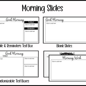 Back to School Classroom Slides | Daily Slides | Teacher Organization ...