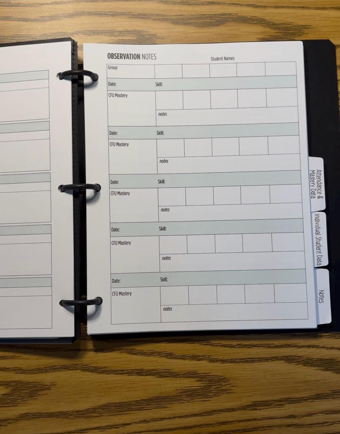 Printable Small Group Binder | Editable Teacher Planner for Data ...