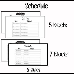 Back to School Classroom Slides | Daily Slides | Teacher Organization ...