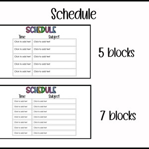 Back to School Classroom Slides | Daily Slides | Teacher Organization ...