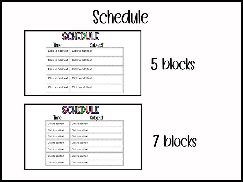 Back to School Classroom Slides | Daily Slides | Teacher Organization ...