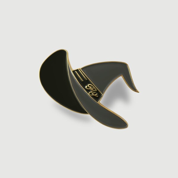 Witch Hat Enamel Pin - Etsy