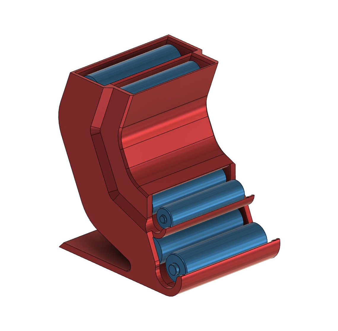 3D Printable AA and AAA Battery Organizer STL File - Etsy