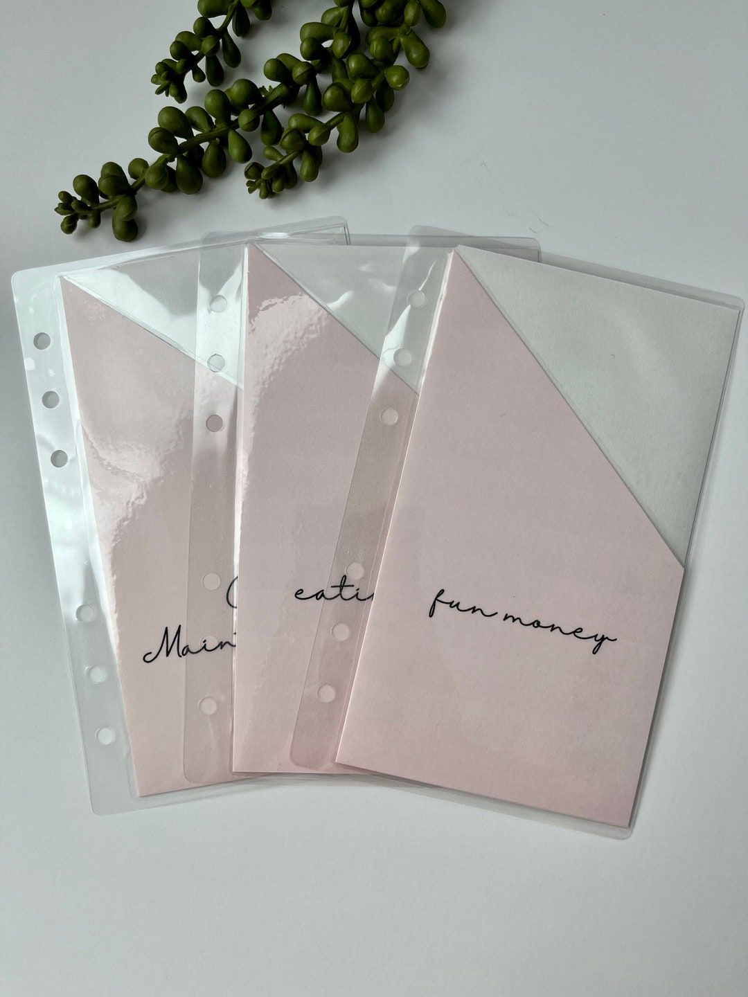Custom Cash Envelopes, Peekaboo Cash Envelopes, Minimalistic Cash ...