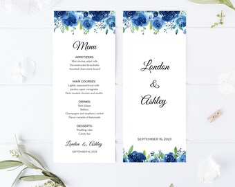 Royal Theme Menu Template - Etsy