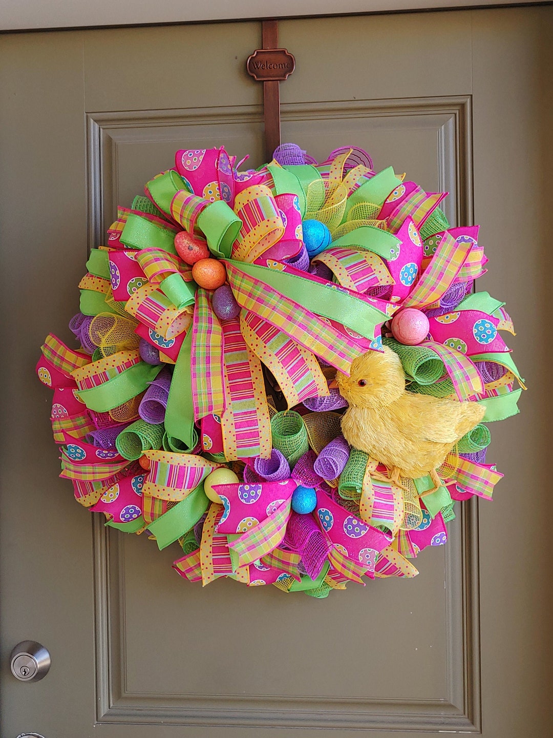 Easter Wreath Chick Wreath Whimsical Wreath Spring Wreath - Etsy