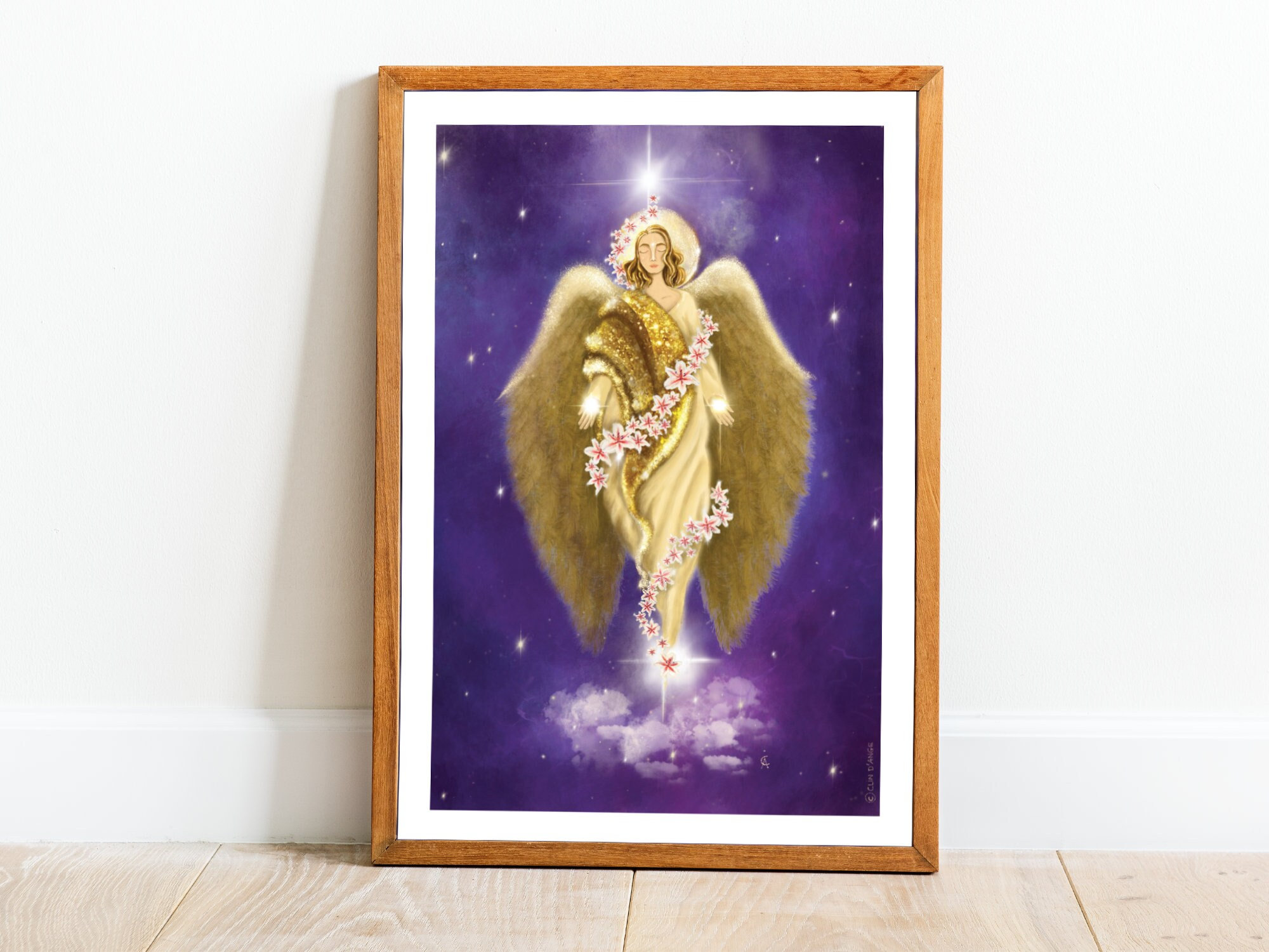 A4 Poster / Archangel Gabriel Poster - Etsy