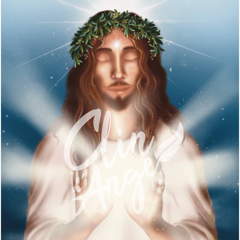 Jesus Christ Poster Master Yeshua Sacred Art Illustration - Etsy