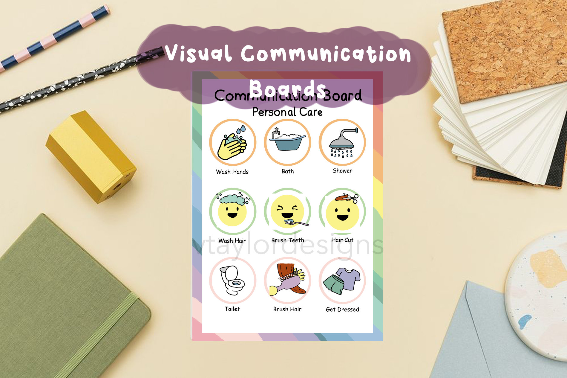 Non Verbal Communication | Visual Board Flash Cards | Mindful Breathing ...