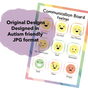 Non Verbal Communication Board | Bundle of 3 | Communication Cards for ...