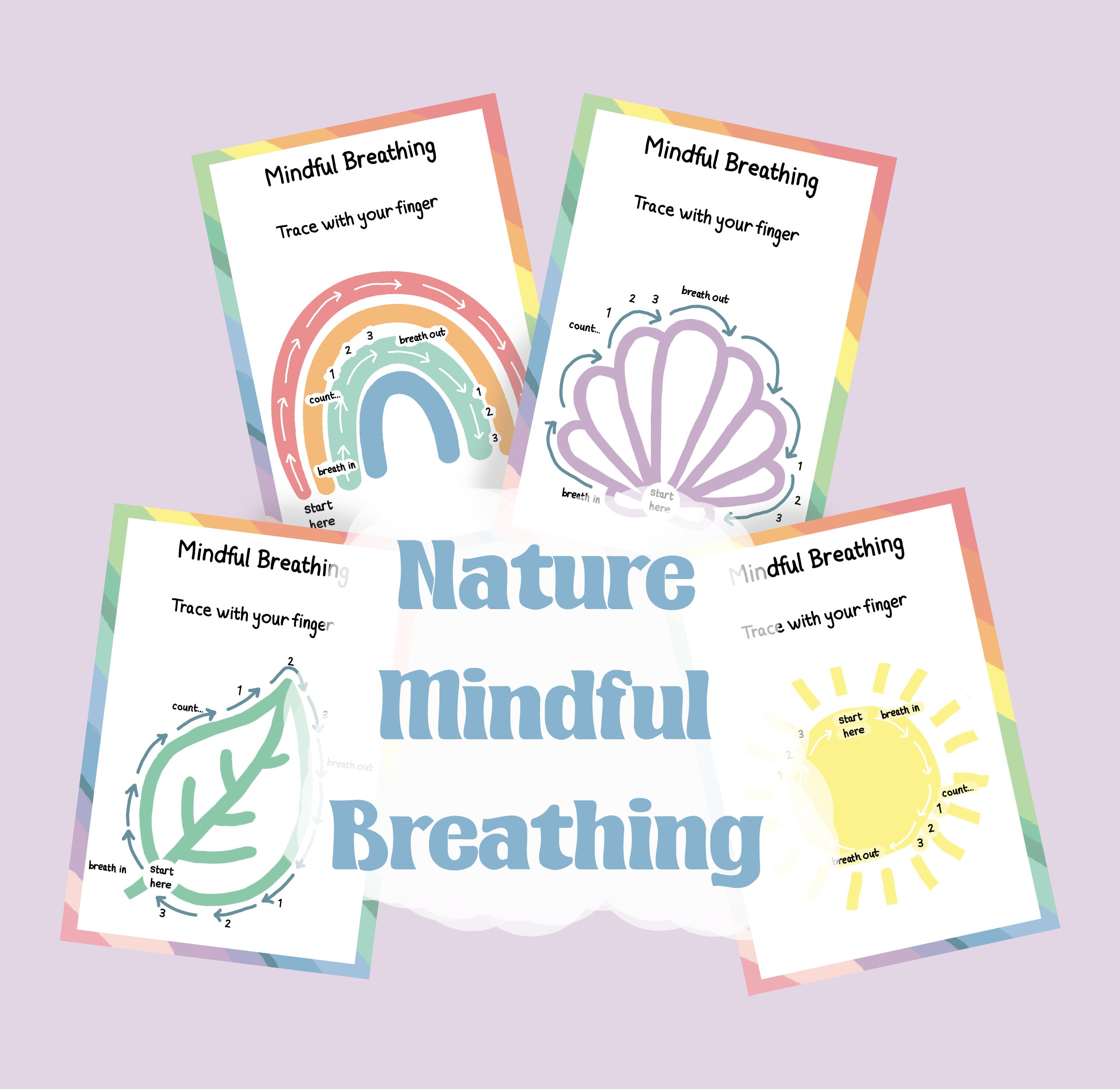 Non Verbal Communication | Visual Board Flash Cards | Mindful Breathing ...