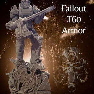 Fallout T60 Armor Statue!! - Etsy