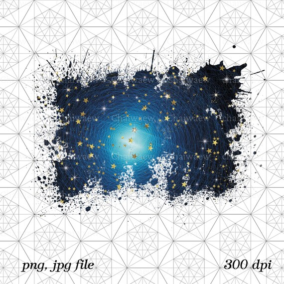 Galaxy Background PNG Galaxy Frame Galaxy Stars Background | Etsy