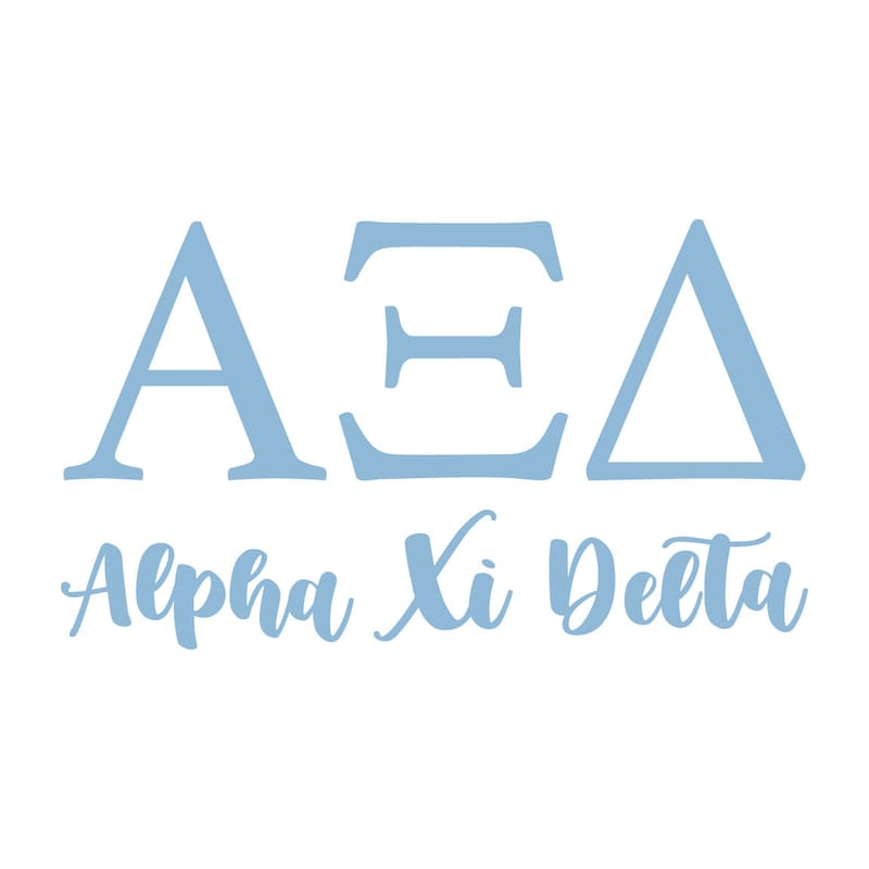 Alpha Xi Delta Letters - Etsy