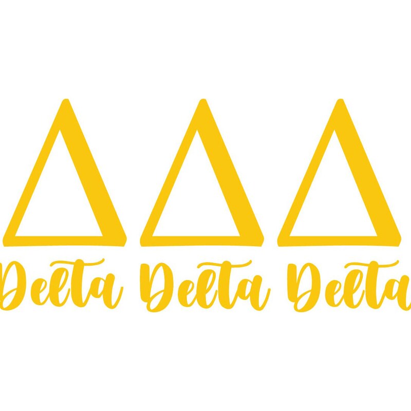 Tri Delta Shirt - Etsy