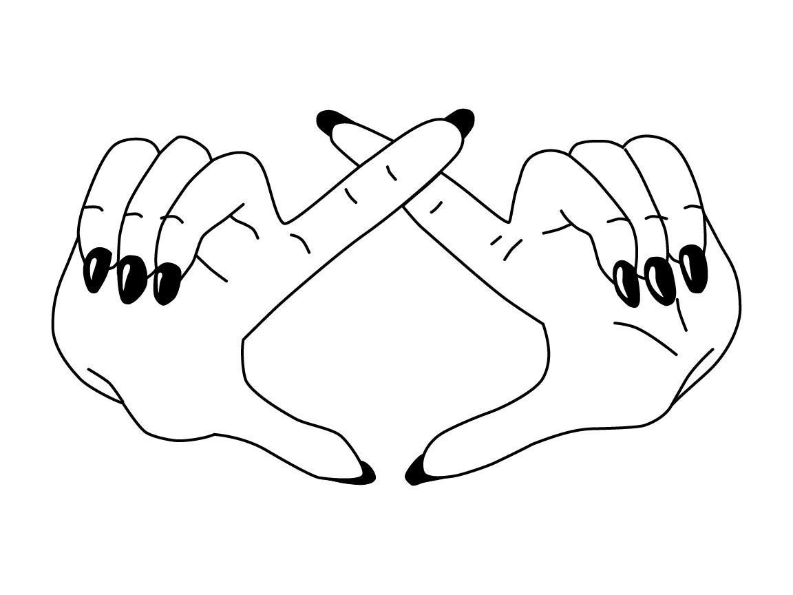 Alpha Phi Omega Hand Sign