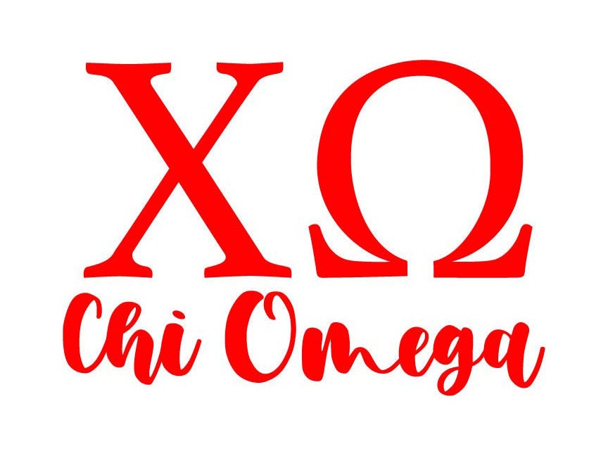 XΩ Chi Omega SVG | Etsy