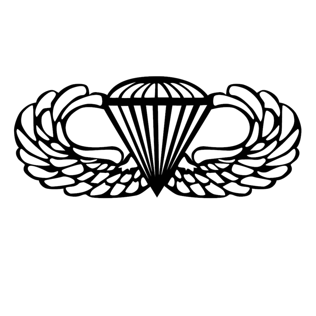 Airborne Parachute Badge / SVG/ PNG/ JPEG/ Instant Download/ - Etsy