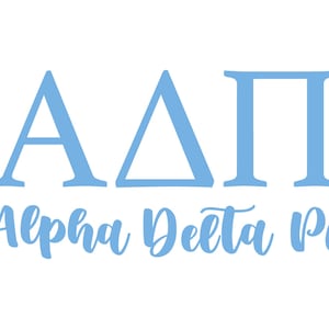 AΔΠ Alpha Delta Pi SVG | Etsy