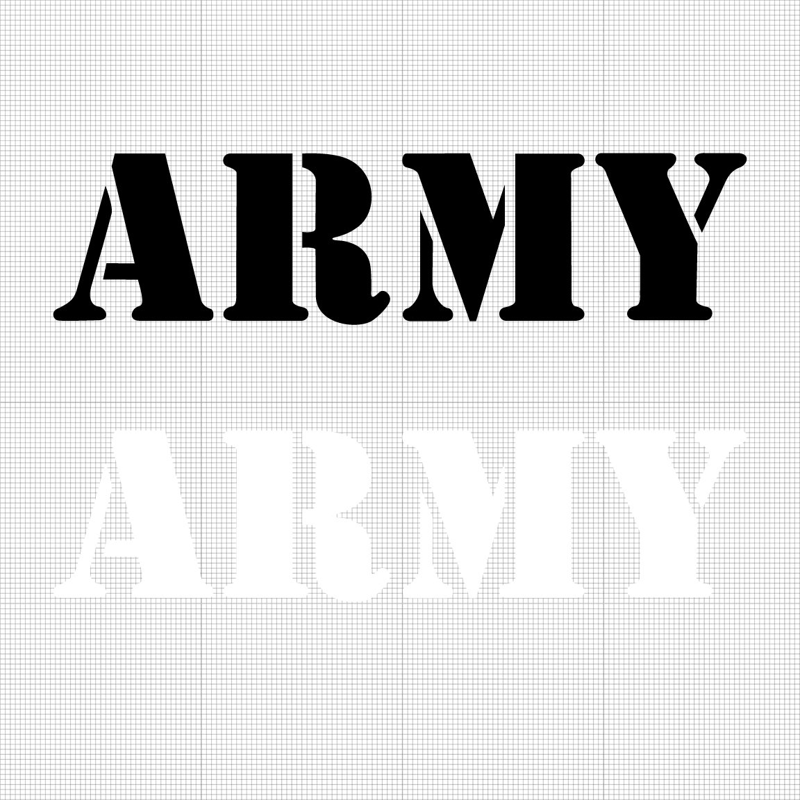 ARMY Logo SVG - Etsy