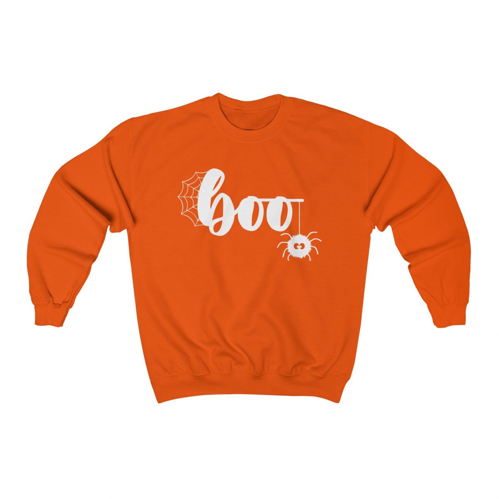 Boo With Spider and Web - Halloween SVG - Etsy
