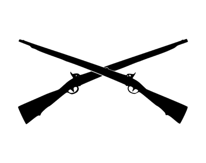 Crossed Hunting Rifles, Scoped Rifles Instant Digital Download Svg, Png ...