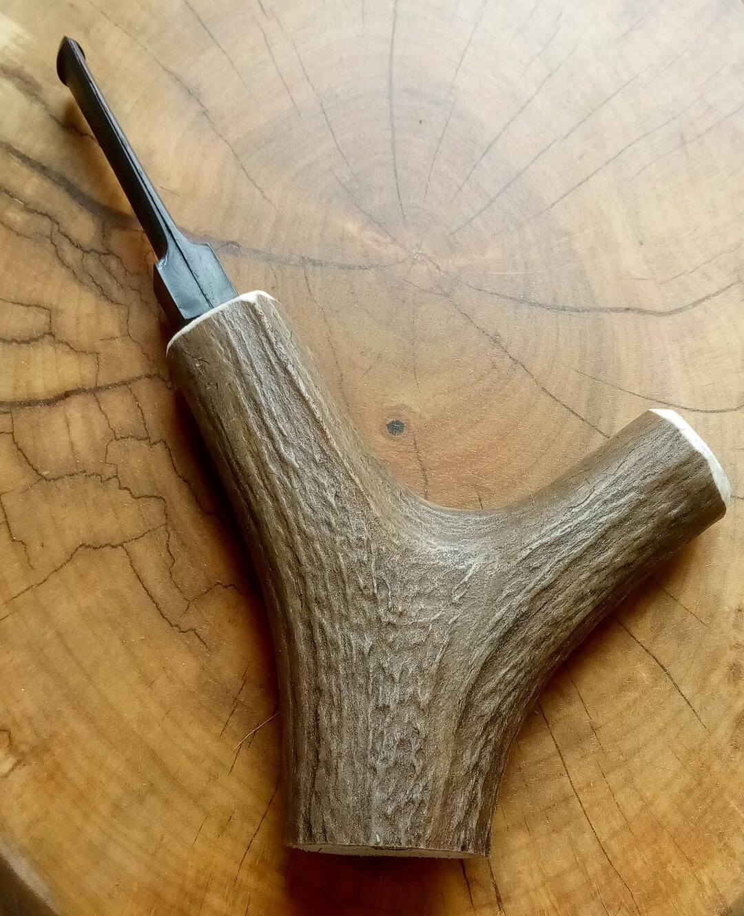 Big Elk Antler Pipe - Etsy