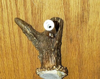 Whitetail Antler Pipe for Smoking - Etsy
