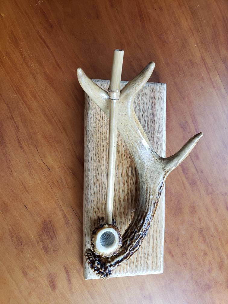 Deer Antler Pipe - Etsy