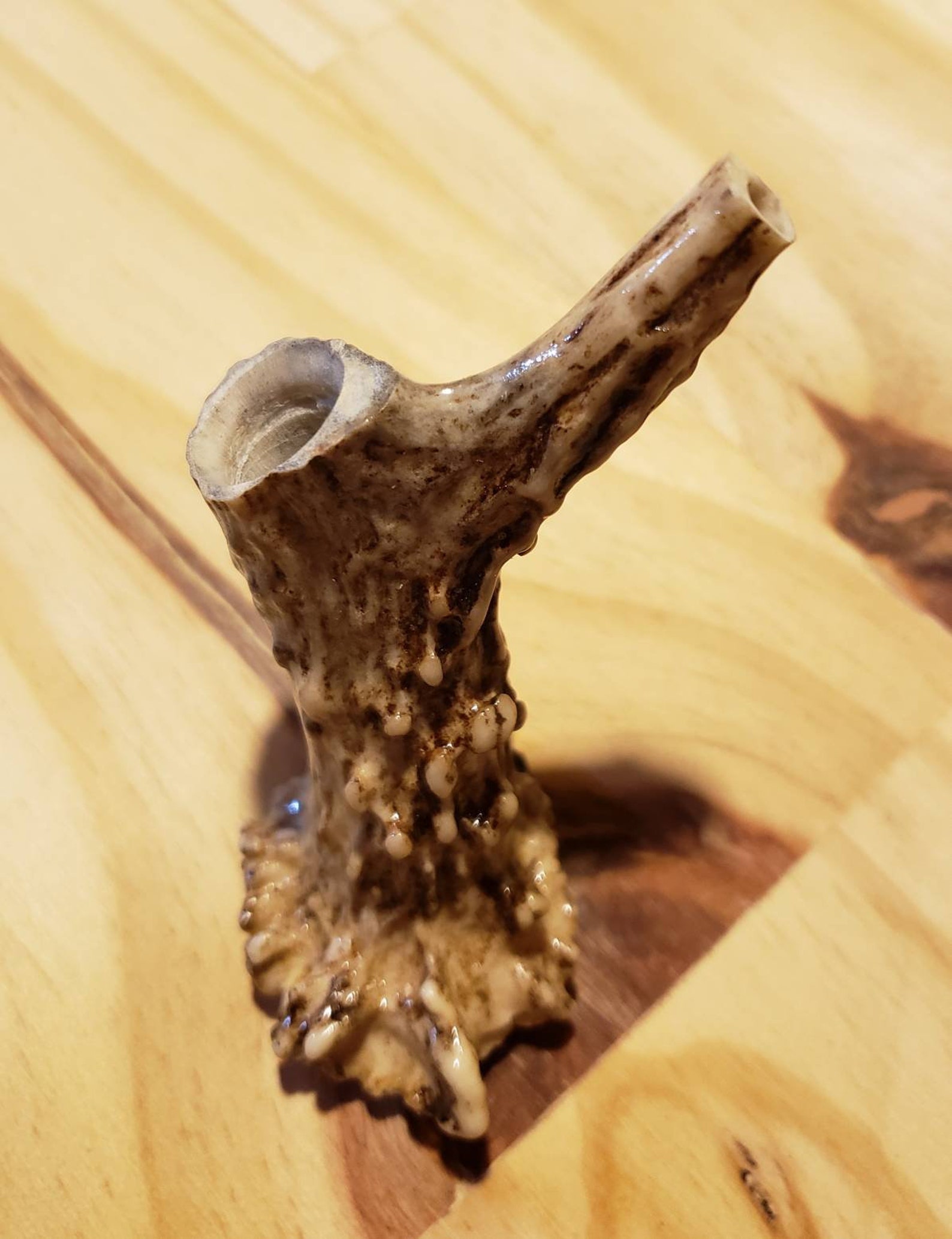 Deer antler pipe | Etsy