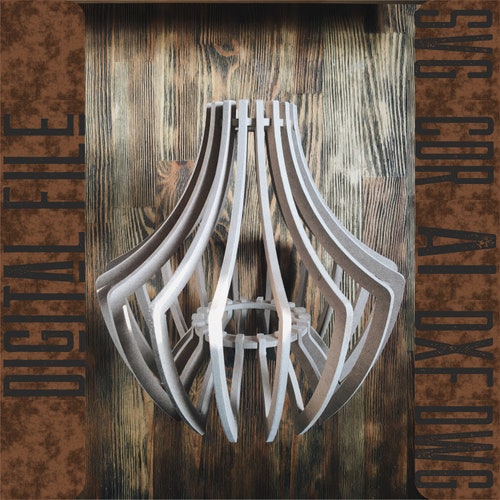 Parametric Plywood Lamp Digital File for Cutting Laser or CNC. - Etsy