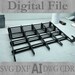 Laptop Stand. Notebook Stand. Digital File for Cutting CNC or Laser ...