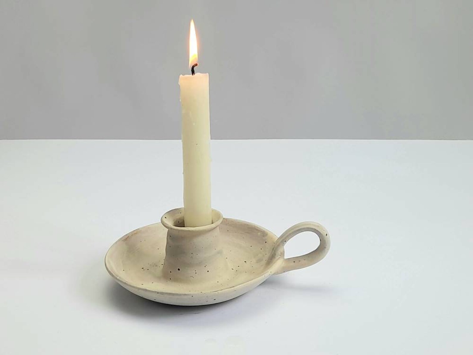 Handmade ceramic candle holder | Etsy